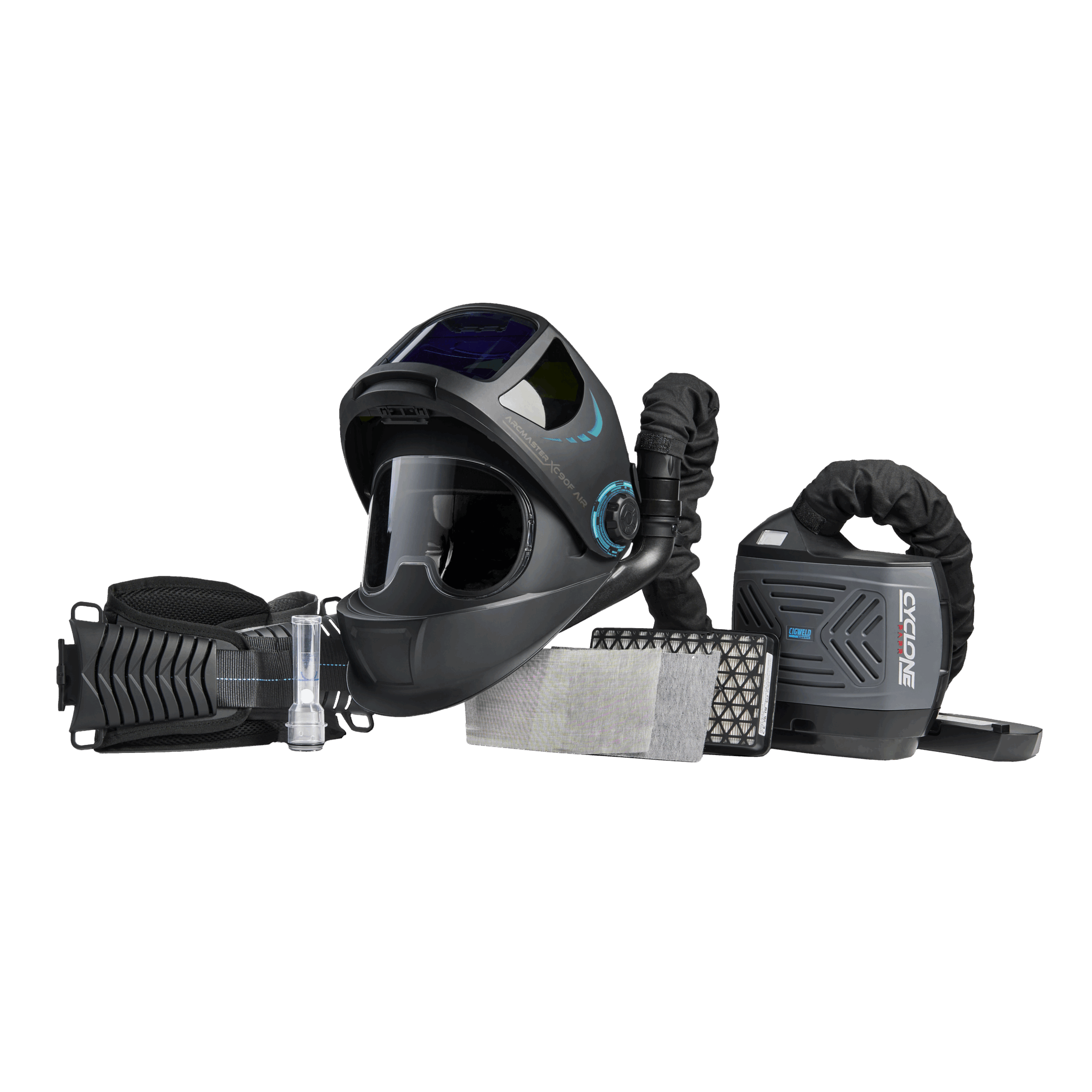 Arcmaster XC90F with Cyclone PAPR – Pro Kit - Cigweld