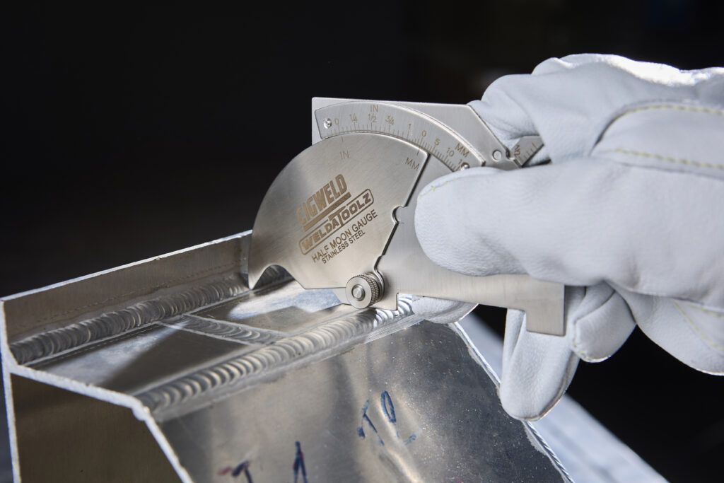 Half Moon Stainless Steel Welding Gauge (Cam Style) - Cigweld
