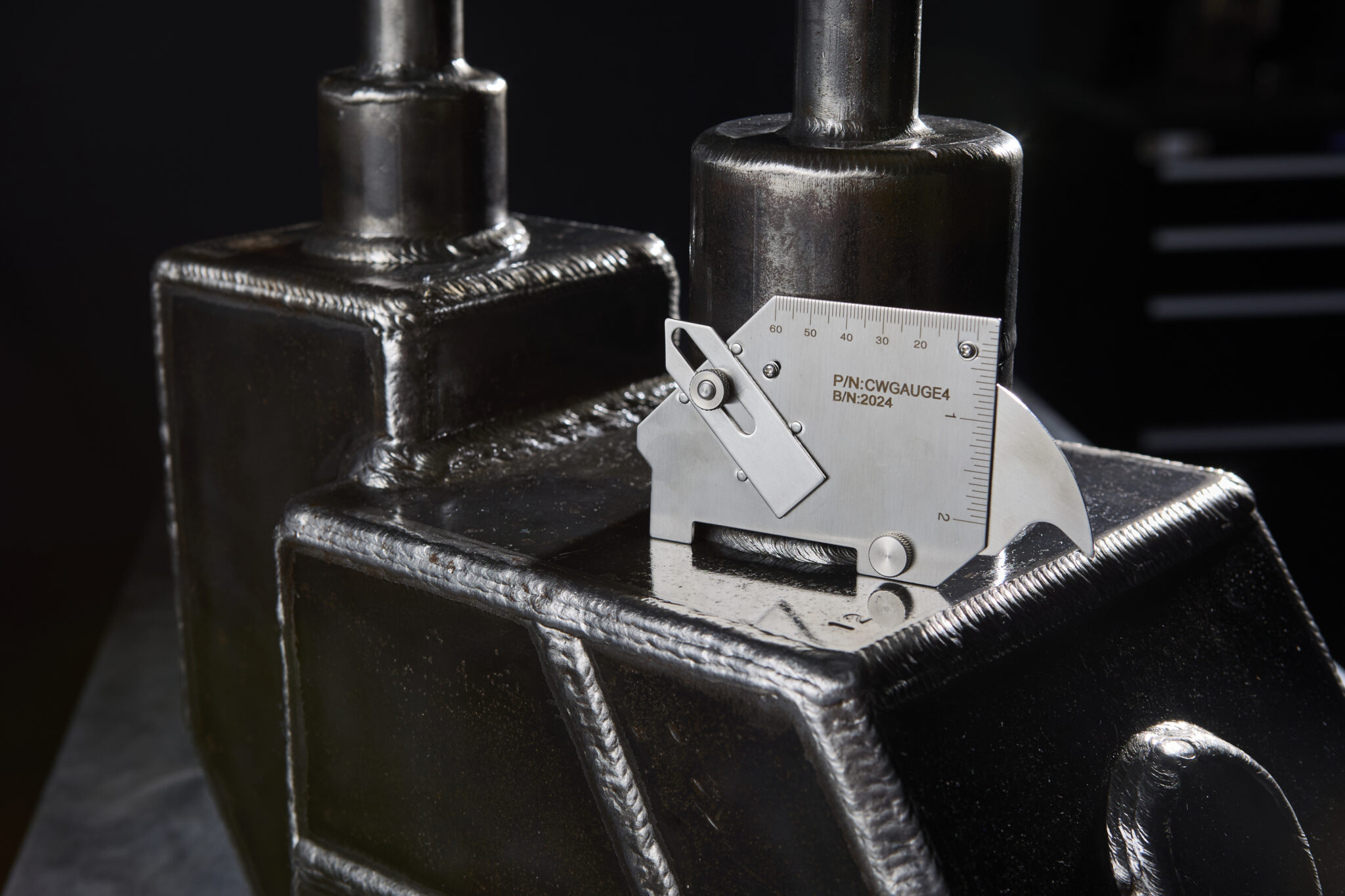 Half Moon Stainless Steel Welding Gauge (Cam Style) - Cigweld