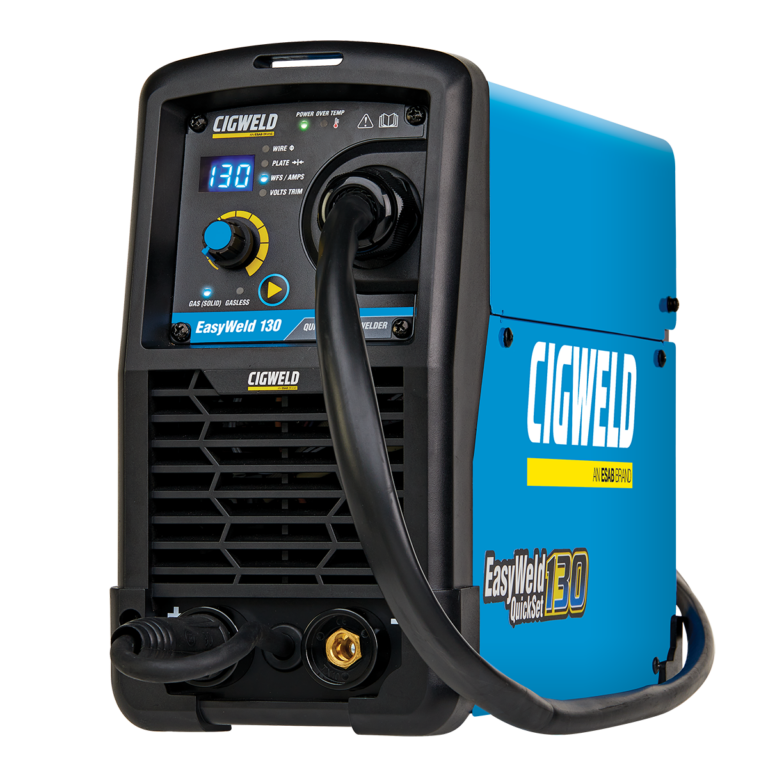 EASYWELD MIG 130 - MIG Gas & Gasless w/ Plate Thickness - 240V 10A ...